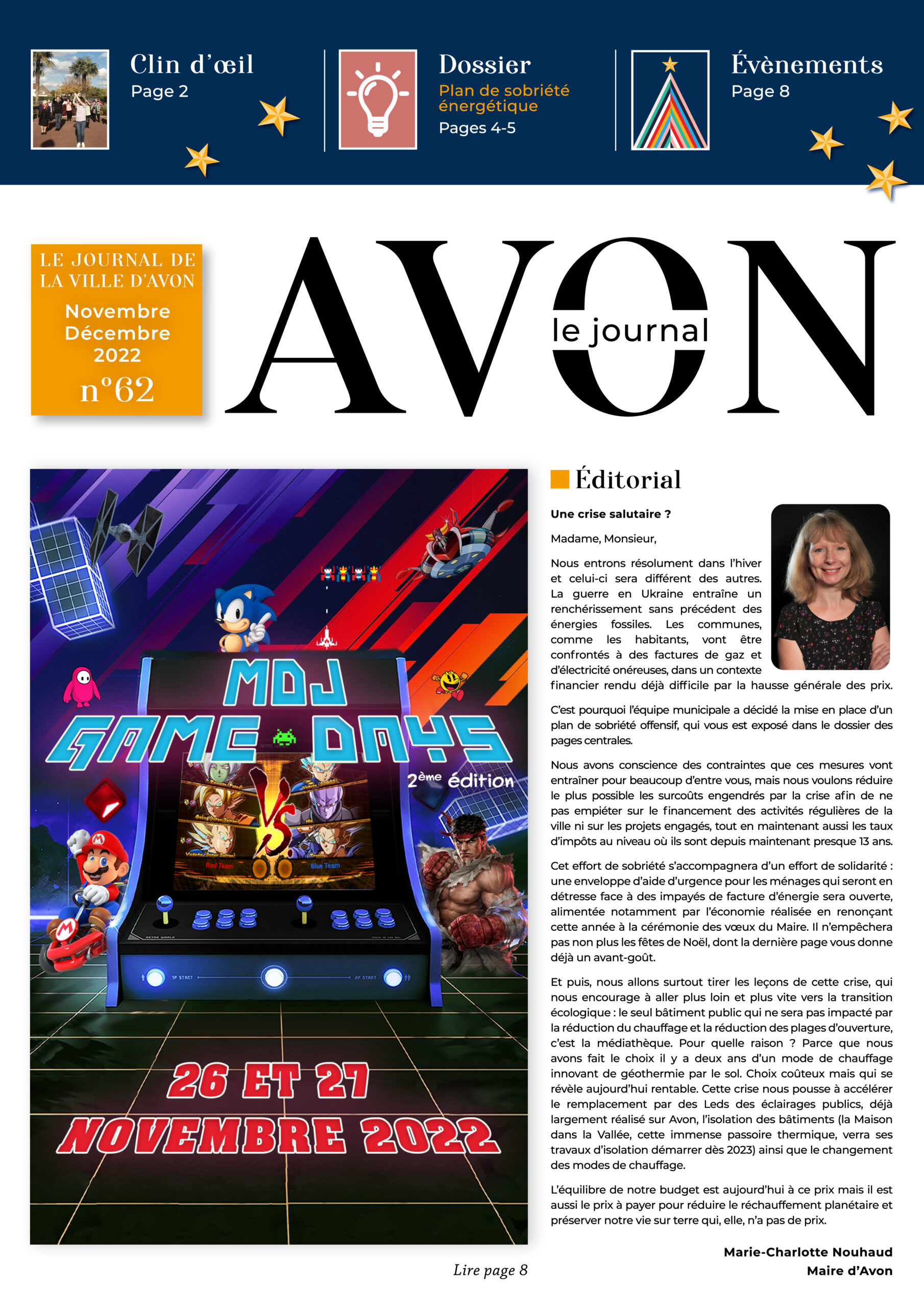 n°62 novembre - décembre 2022 - Ville d’Avon