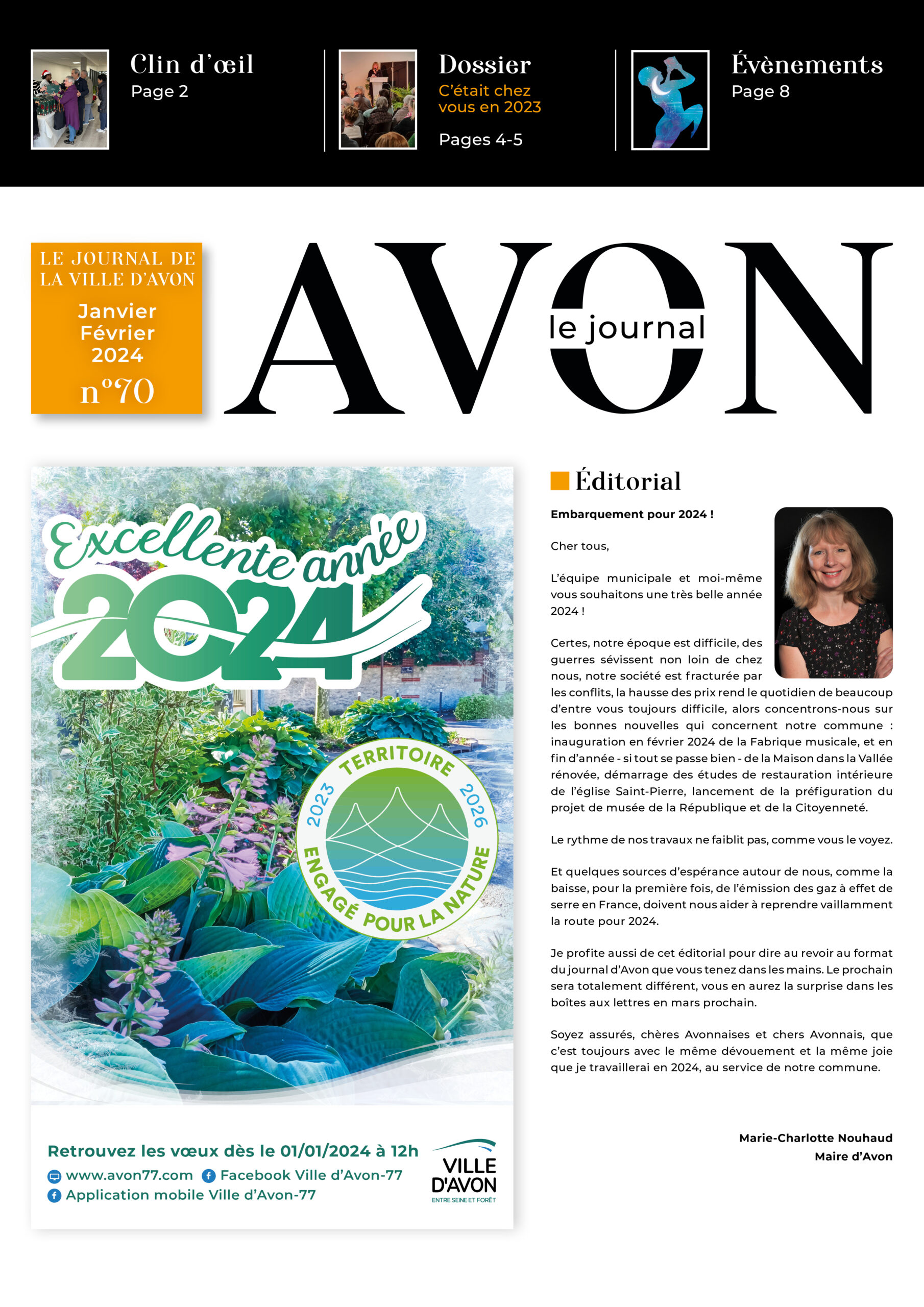 n°70 janvier - février 2024 - Ville d’Avon